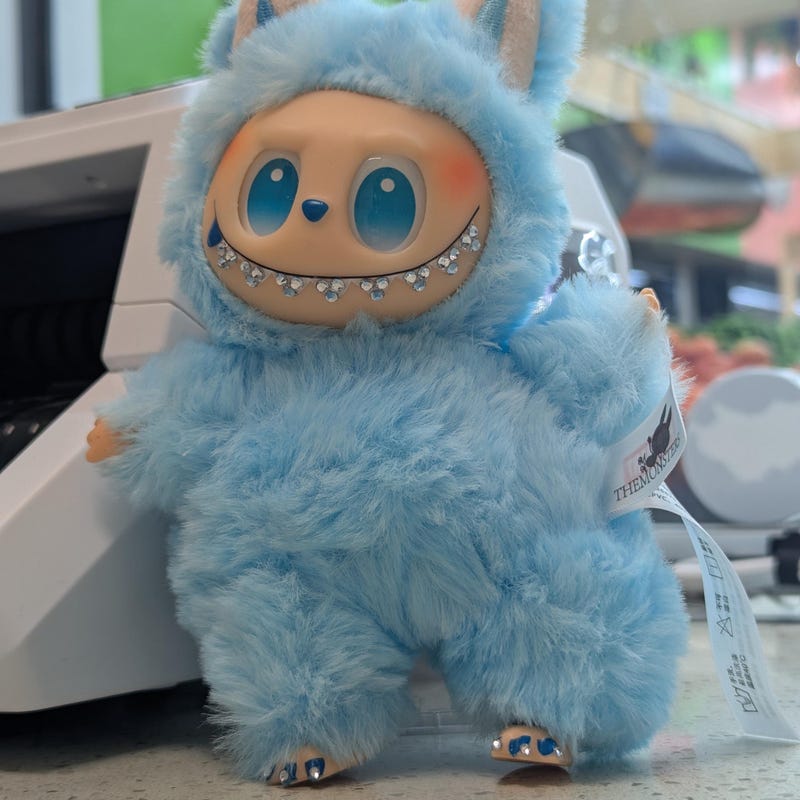 Blue Labubu Dolls - Etsy