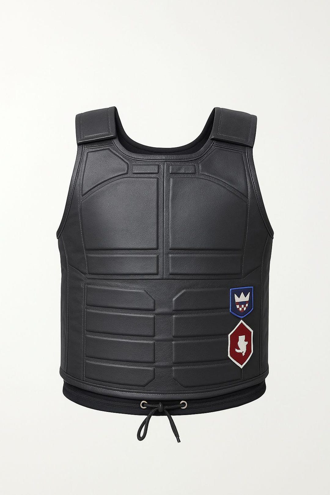 Cyberpunk Samurai Tactical Vest – Cow Leather Armored Vest - Halloween ...