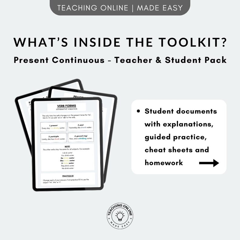 Master English Verbs – Complete Teacher & Student Toolkit (PDF) - Etsy