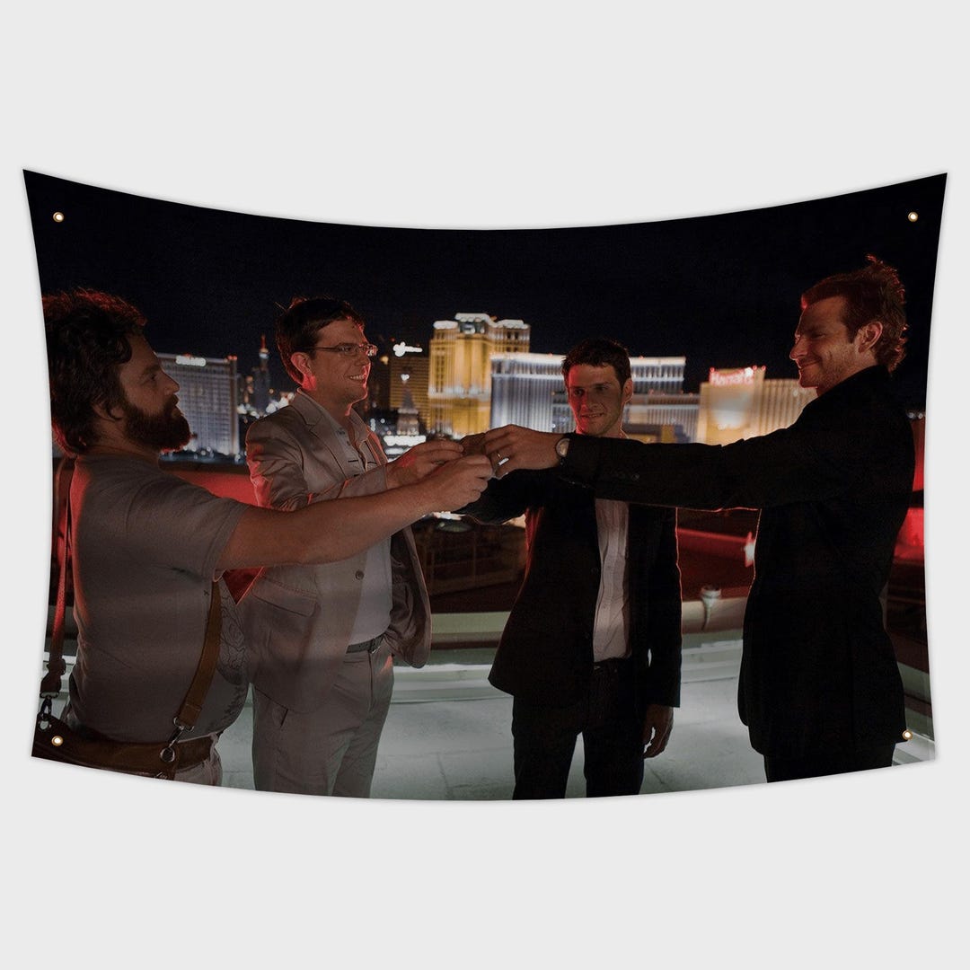 The Hangover Cheers Scene Flag - Etsy