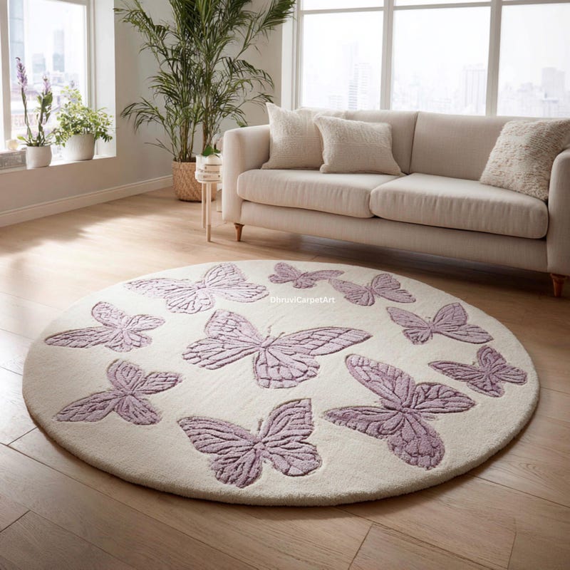 Butterfly Rug - Etsy