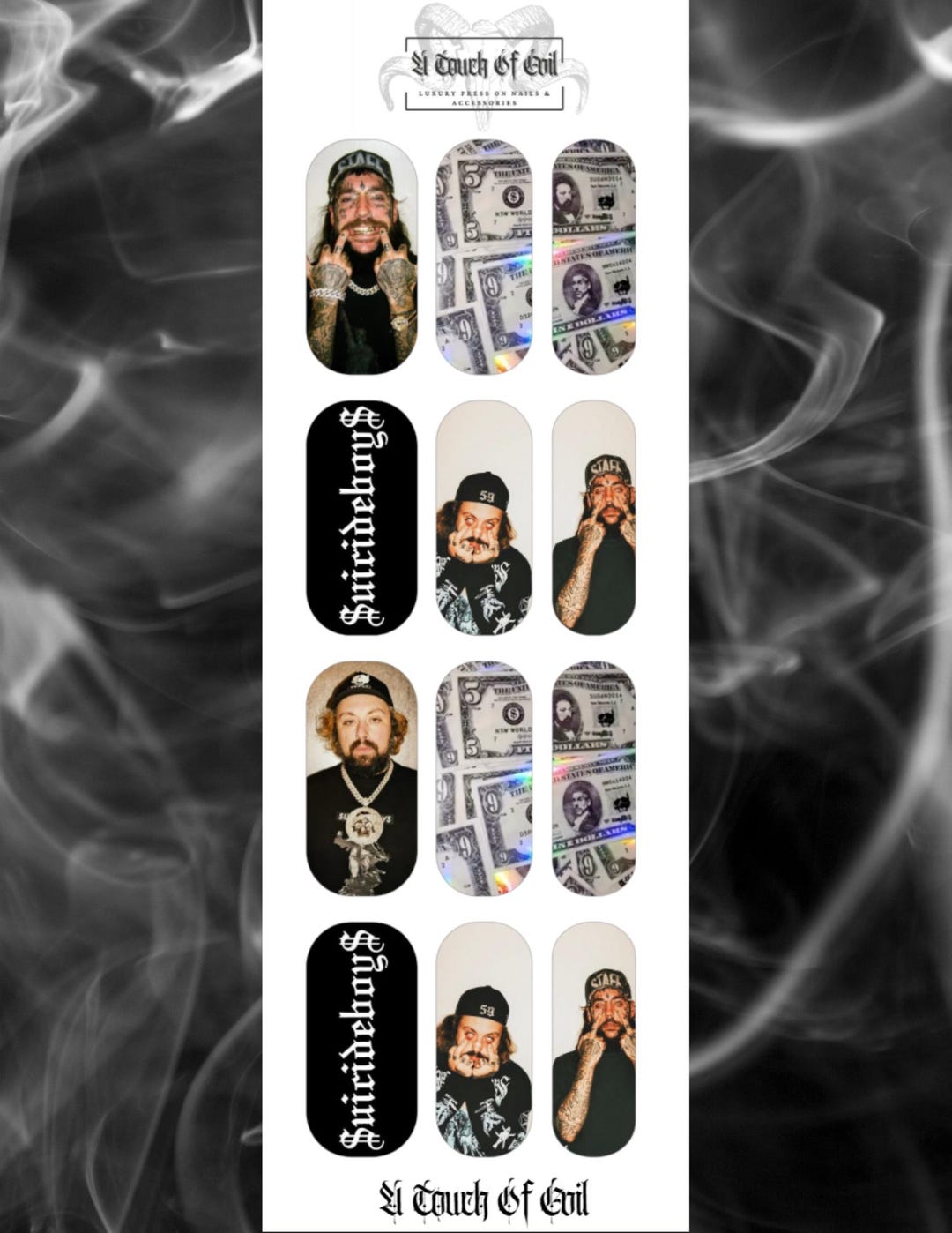 G59 Inspired Waterslide Nail Decals - Etsy