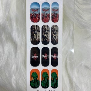 Slipknot Inspired Waterslide Nail Decals - Etsy