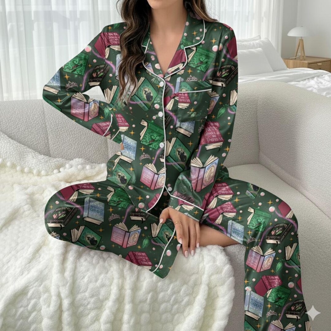Wicked Musical Satin Pajama Set, Changed for Good Wicked, Musical ...