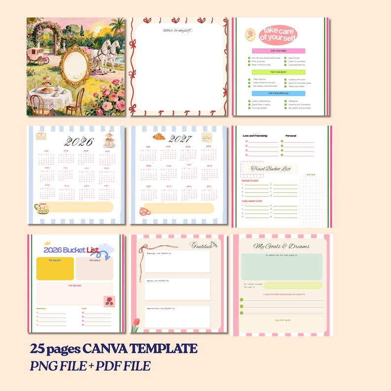 Planner: Daily, Weekly, Monthly Calendar Cute Matcha & Whimsical ...