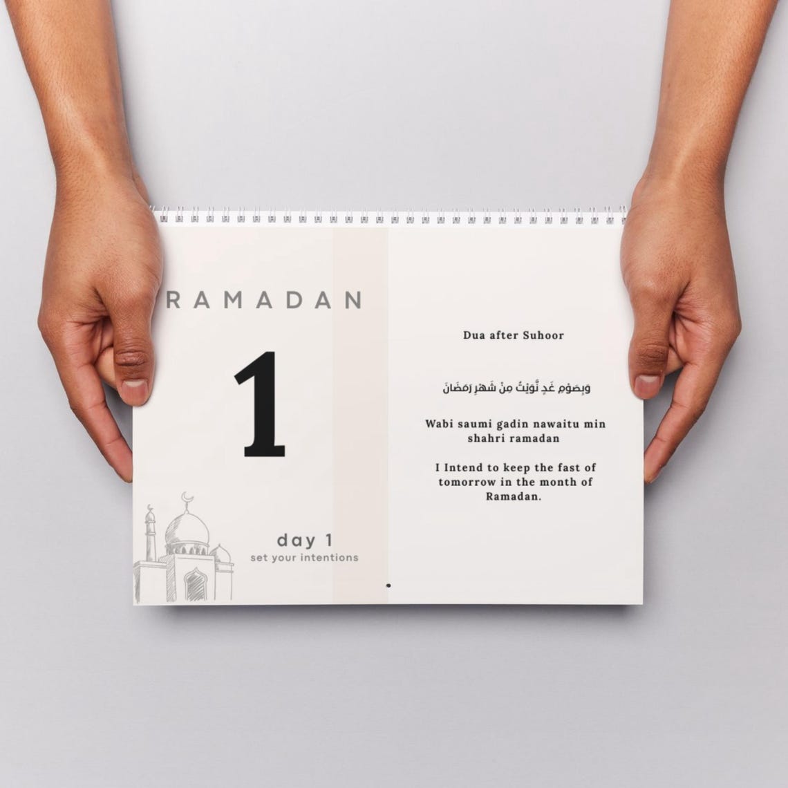 Printable Ramadan Planner | 31-day Ramadan Journal | Canva Template ...