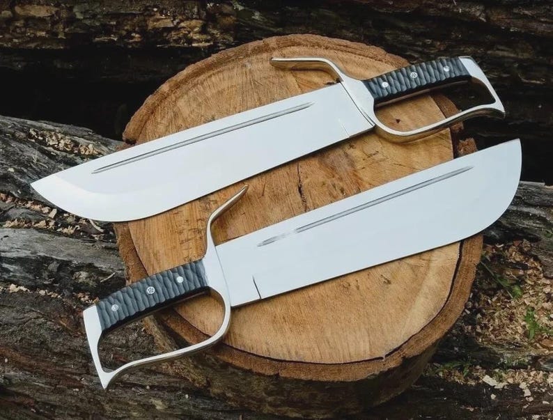 Custom Handmade Chinese Butterfly Swords – Twin Wing Chun Training Set ...