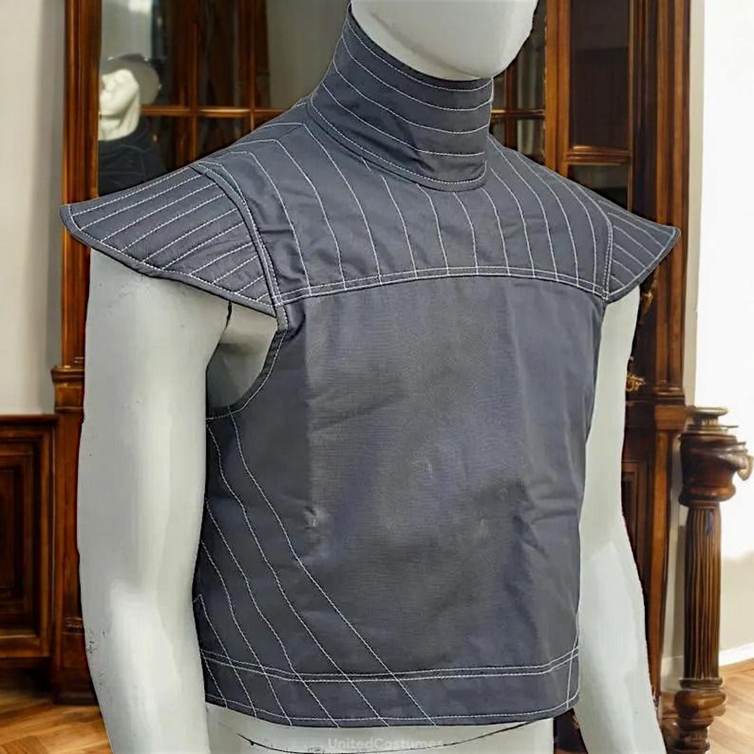 Mandalorian Flak Vest With Neck Seal – Custom Color Bounty Hunter Armor ...