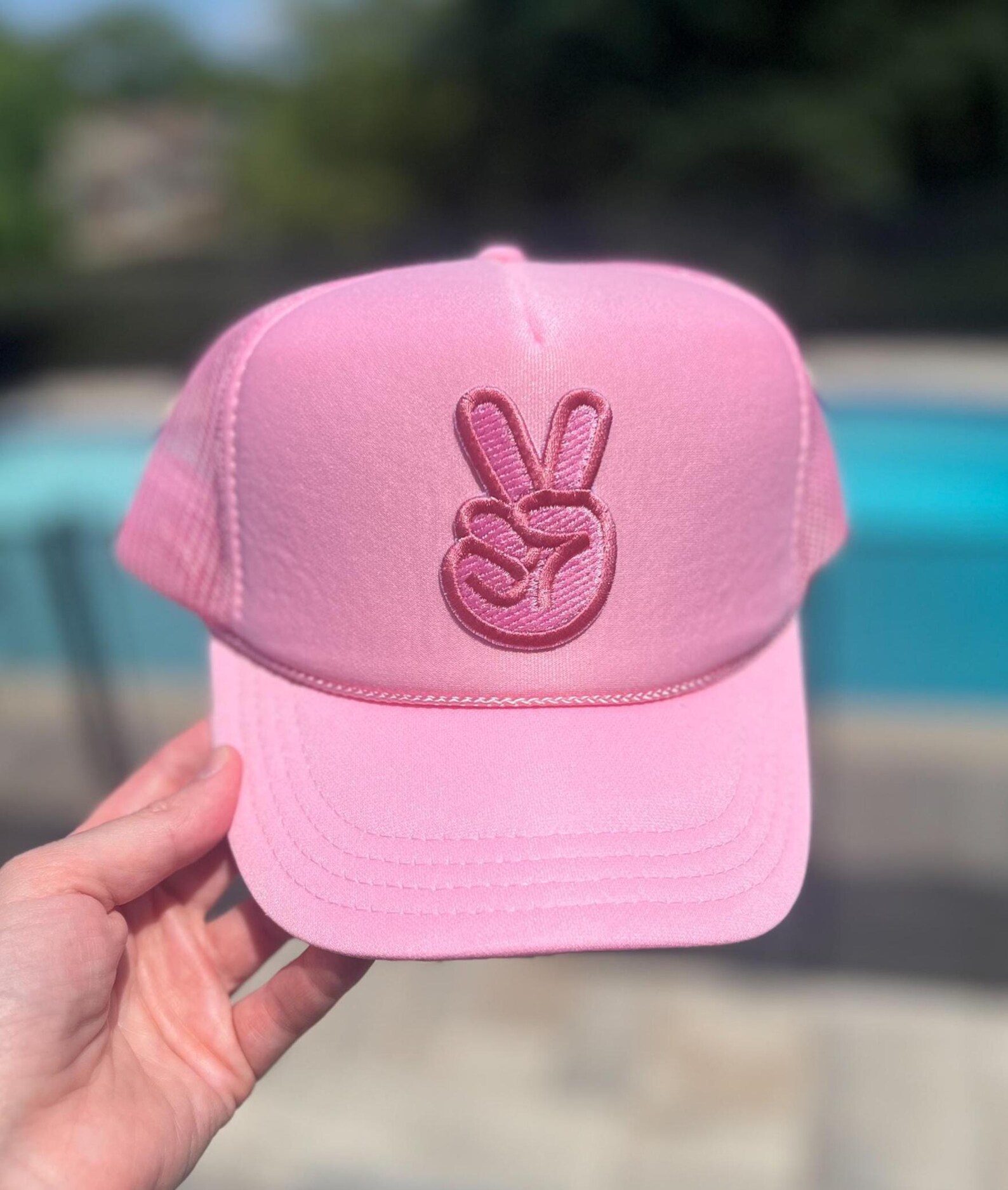 Kids Peace Sign Trucker Hat | Adjustable Snapback - Etsy