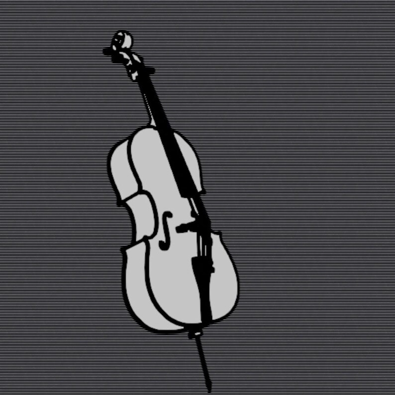 1080 Cello Clipart Images | PNG and SVG | Outline and W/ Color - Etsy ...