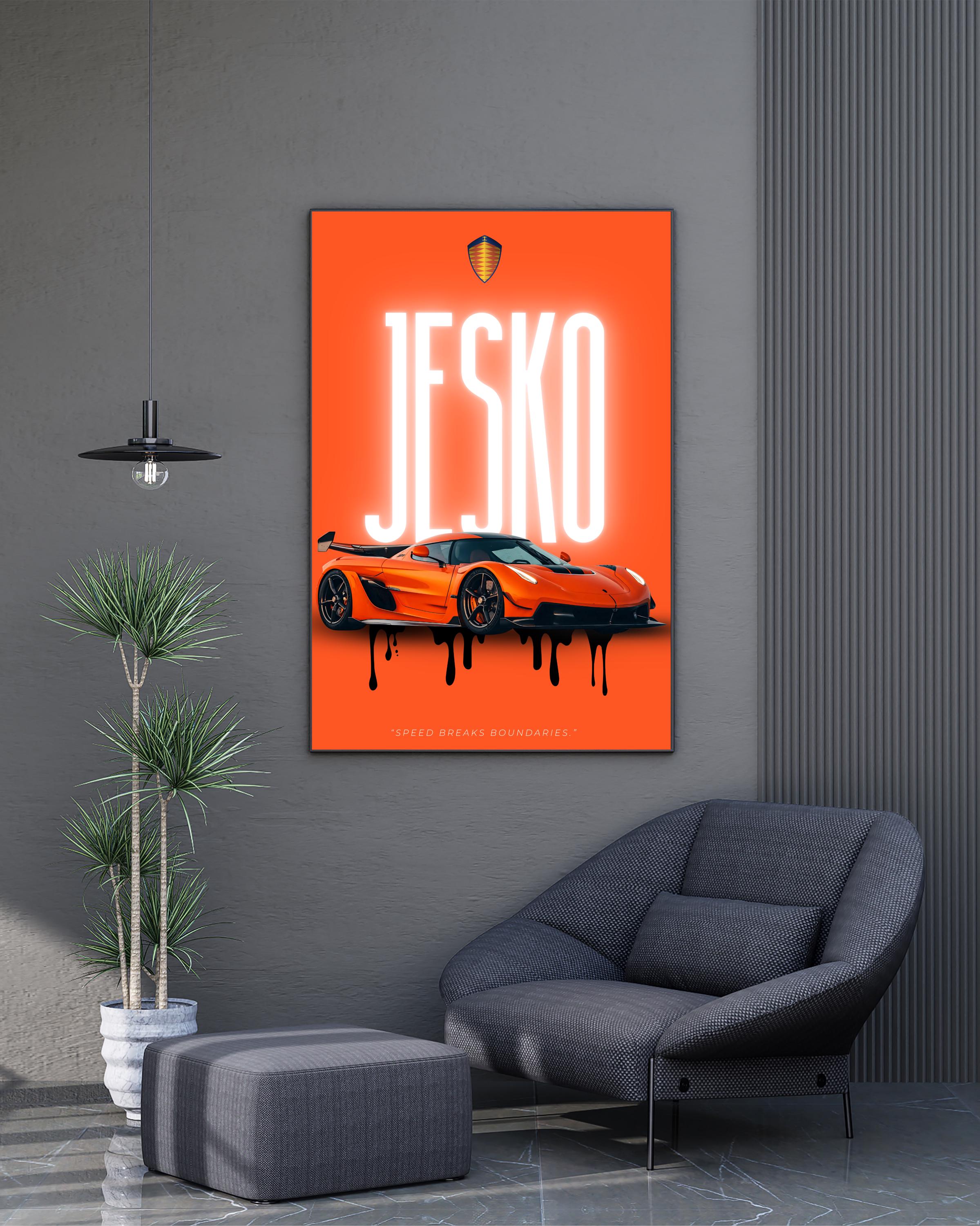 Koenigsegg Jesko Poster – Printable Hypercar Wall Art (digital Download ...