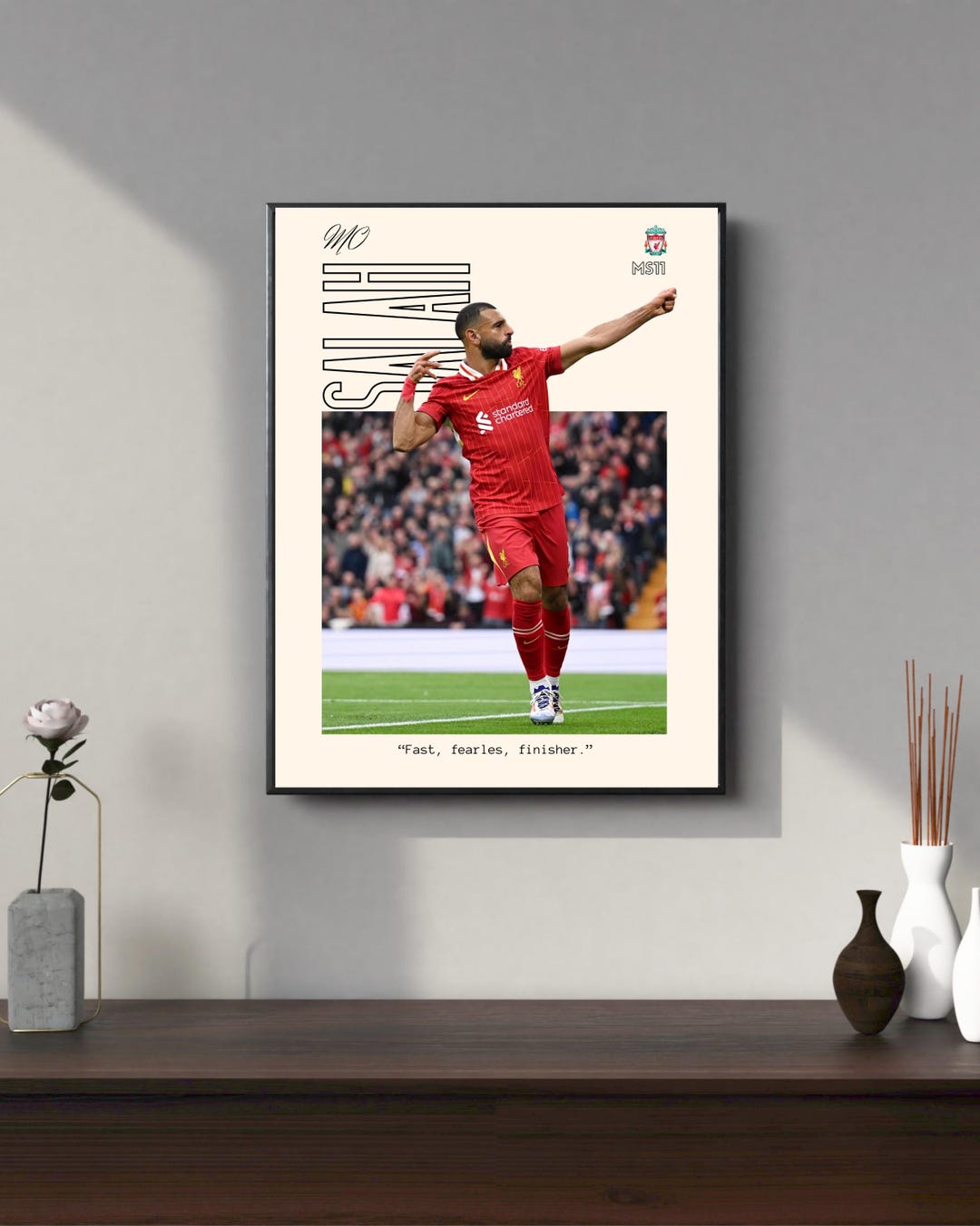 Mo Salah Poster – Printable Football Wall Art (digital Download) - Etsy