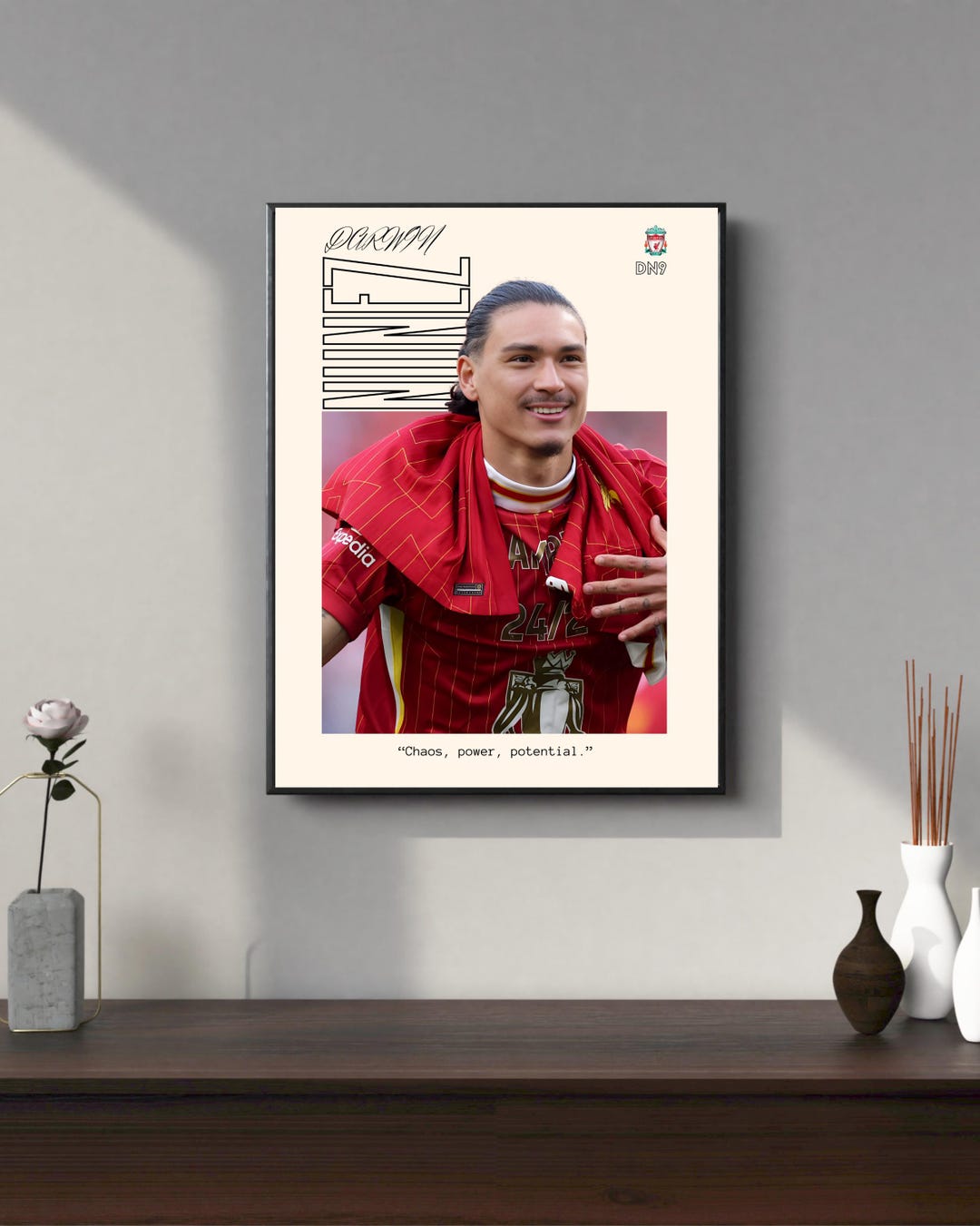 Darwin Núñez Poster – Printable Football Wall Art (digital Download) - Etsy