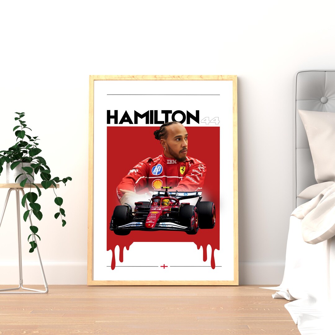 Lewis Hamilton F1 Poster: Formula 1 Racing Art (PDF Download) - Etsy