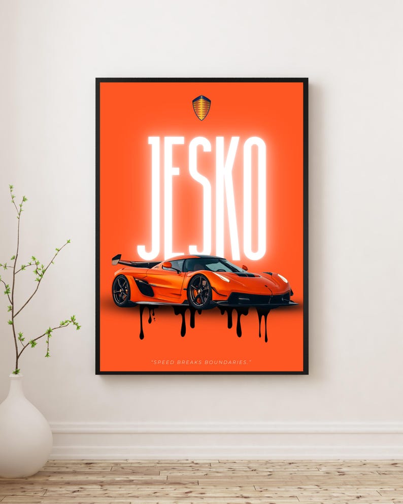Koenigsegg Jesko Poster – Printable Hypercar Wall Art (digital Download ...