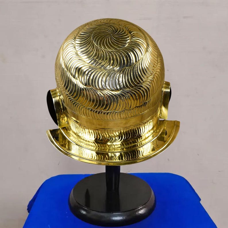 Roman Cavalry Helmet – 18 Gauge Brass Embossed, Historical Roman Armor ...