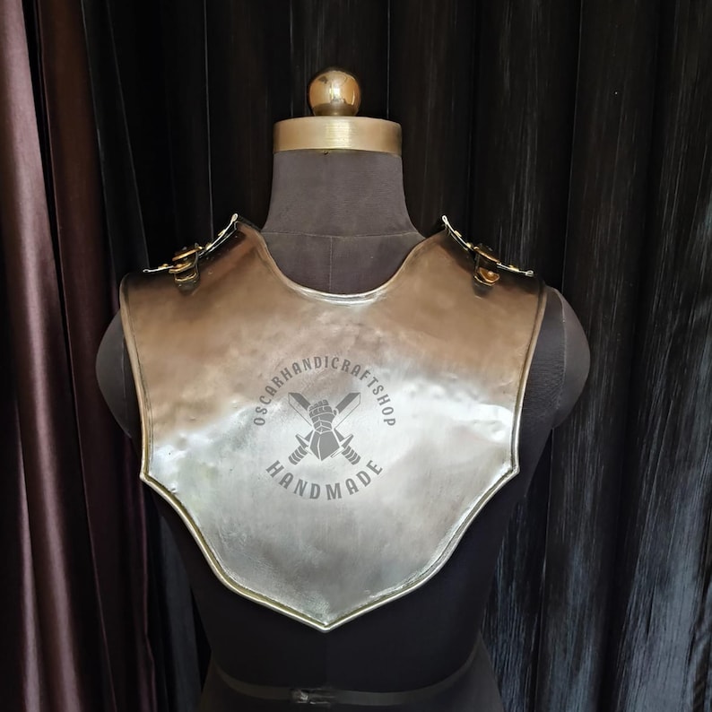 Buy Medieval Steel Gorget – Octopus Design 18 Gauge Neck Armor | HEMA ...
