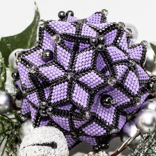Pattern / Tutorial Beaded Christmas Ornament - Etsy