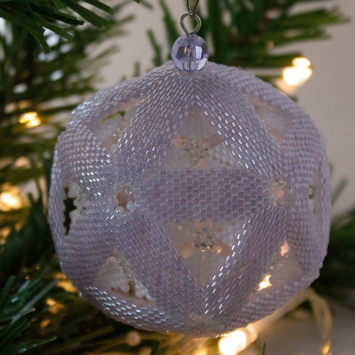Bead Pattern Only: Lucerna Christmas Ornament Pdf. Tutorial. - Etsy
