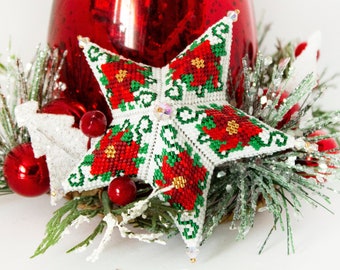 Beading Pattern Starlight Star Christmas Tutorial | Etsy