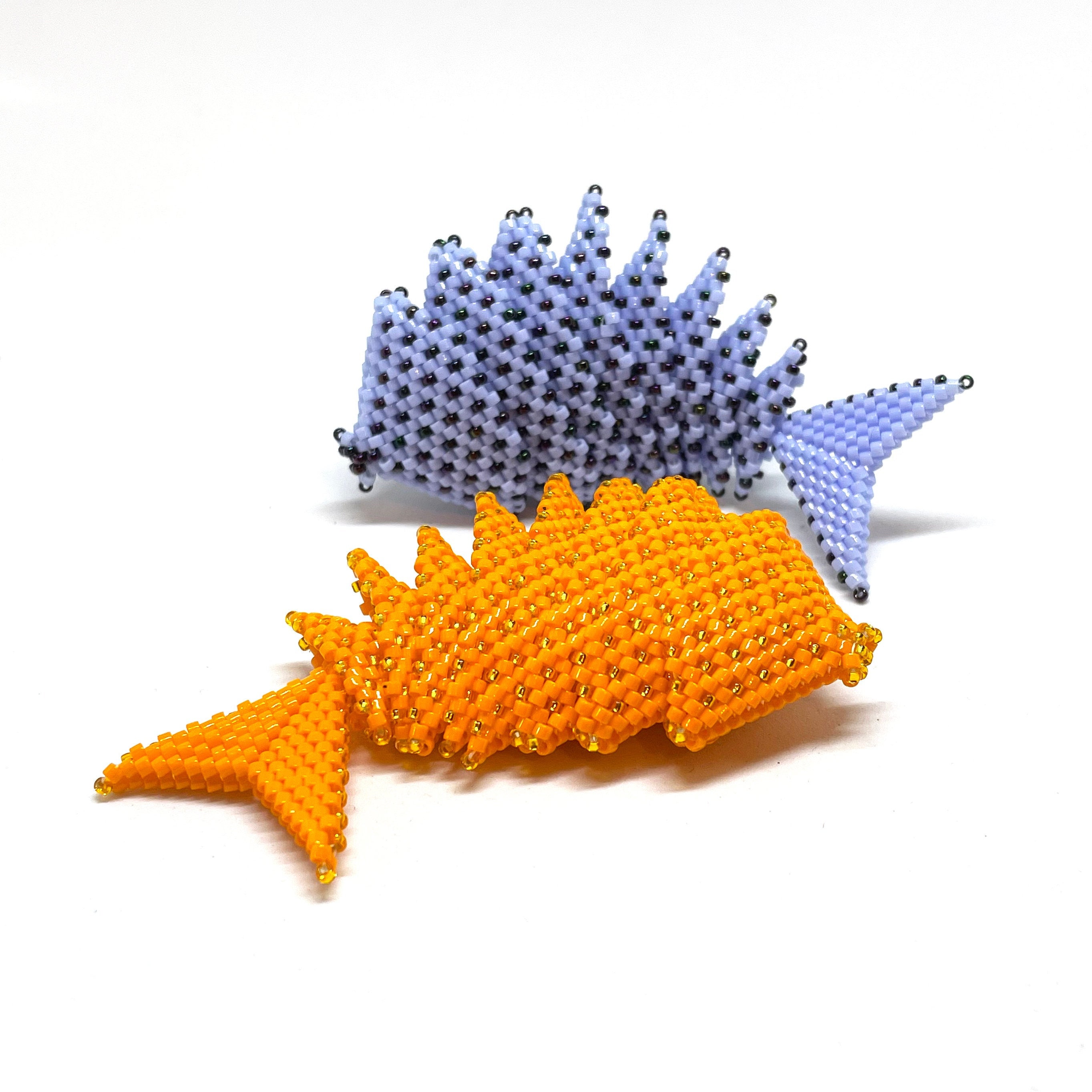 Beading Pattern - the Goldfish - Articulated - Peyote - Etsy