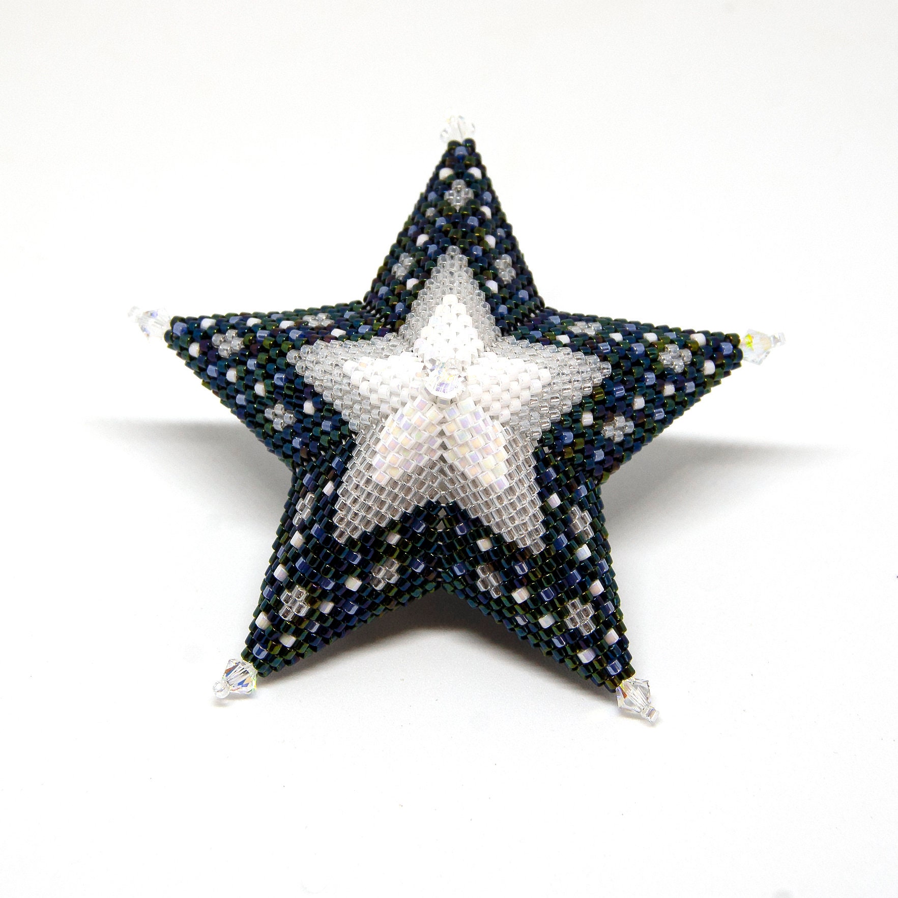 Beading Pattern Starlight Star Christmas Tutorial | Etsy UK