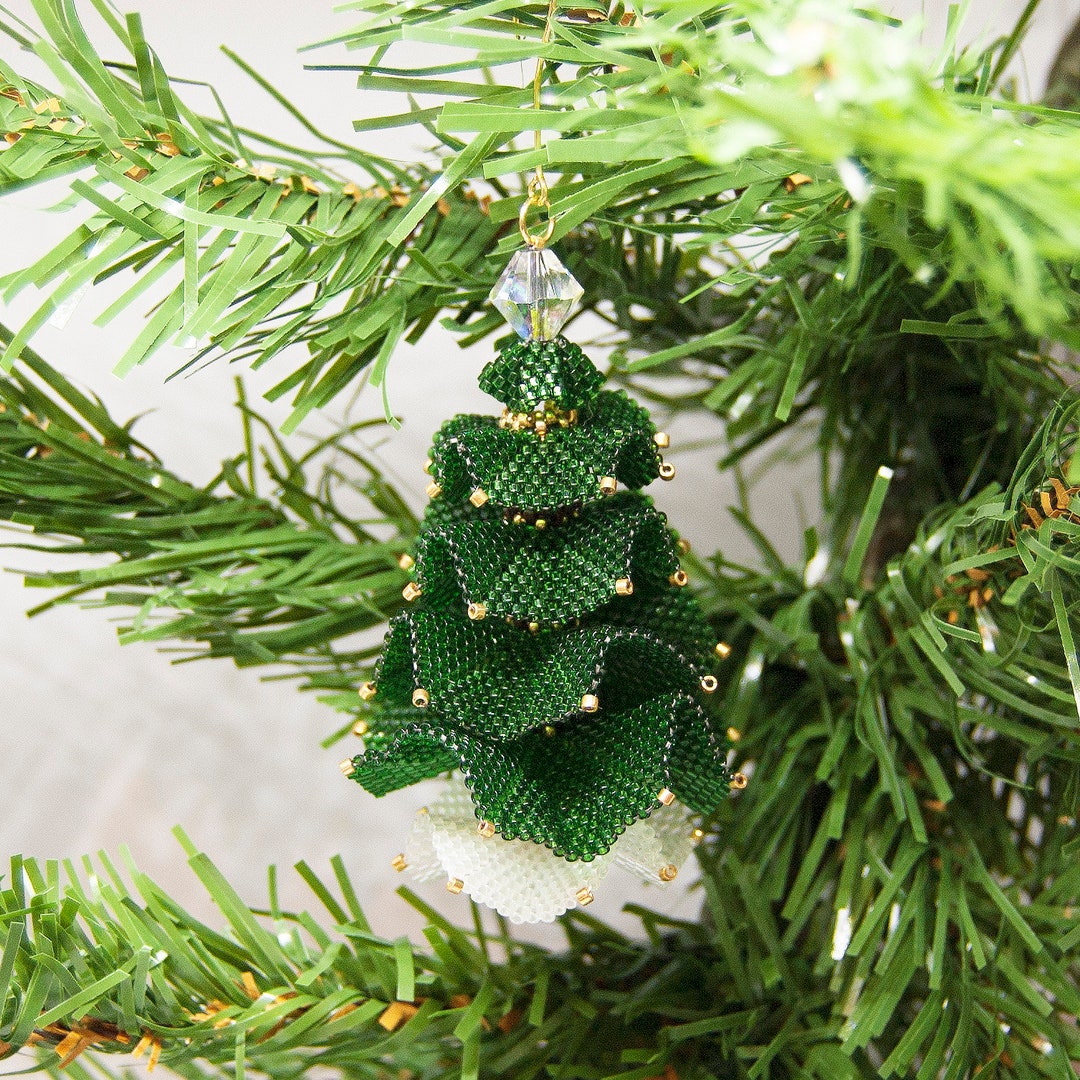 Beading Pattern - Tutorial - PDF Download - Christmas Tree - Christmas ...