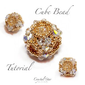 Beading Pattern - Cube - Beaded Bead - Tutorial - PDF - Etsy
