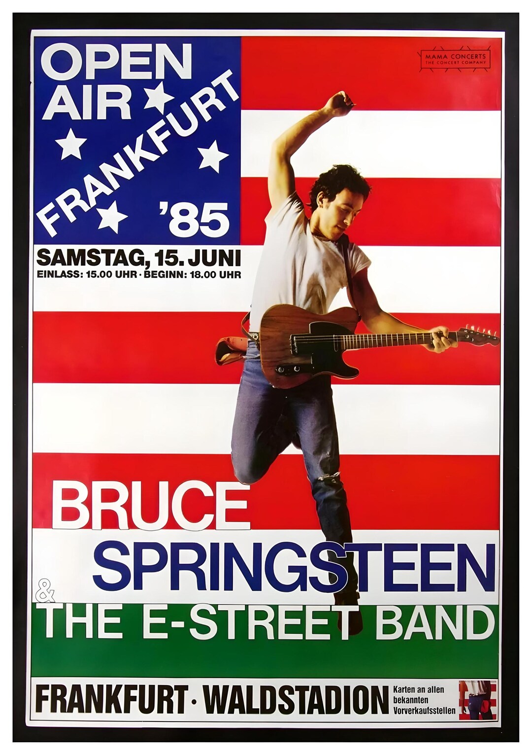 Bruce Springsteen & the E Street Band Born in the USA Tour Europe ...