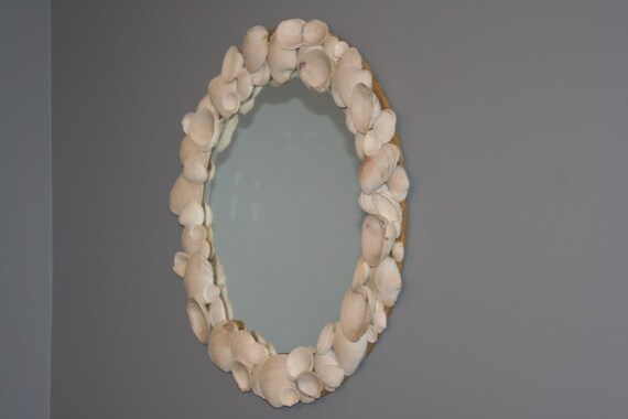Items similar to CLAM SHELL MIRROR on Etsy