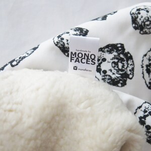 Cockapoo Dog Print Baby Lovey Made From Organic Cotton, Baby Security ...