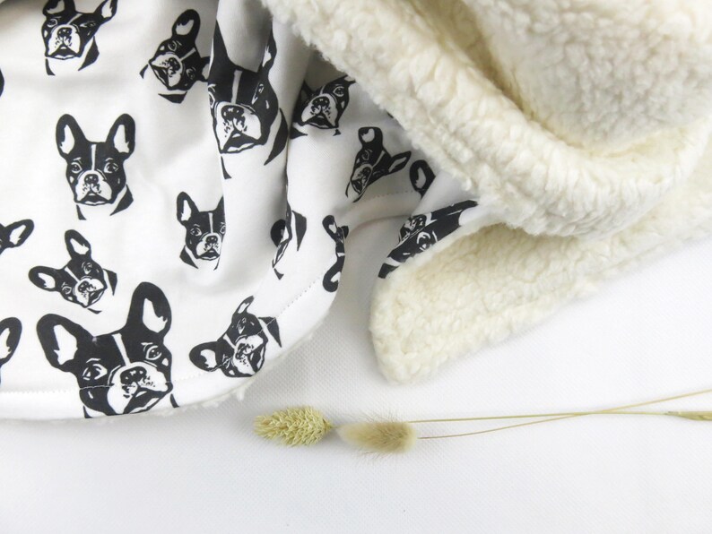 French Bulldog Print Baby Blanket Organic Cotton Warm | Etsy