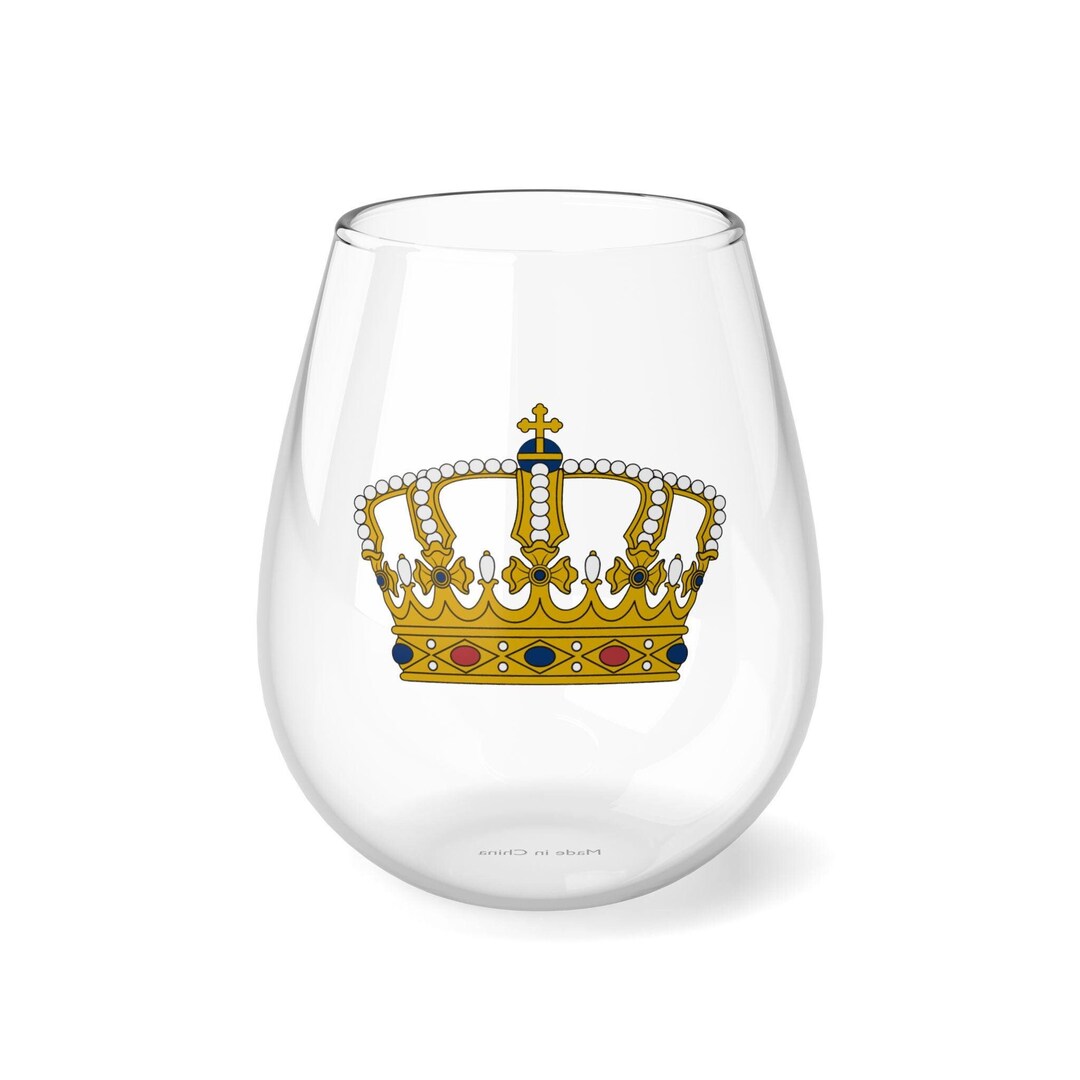 A Crown for a Queen Mothers Day Gift Stemless Wine Glass, Gift for Mom ...