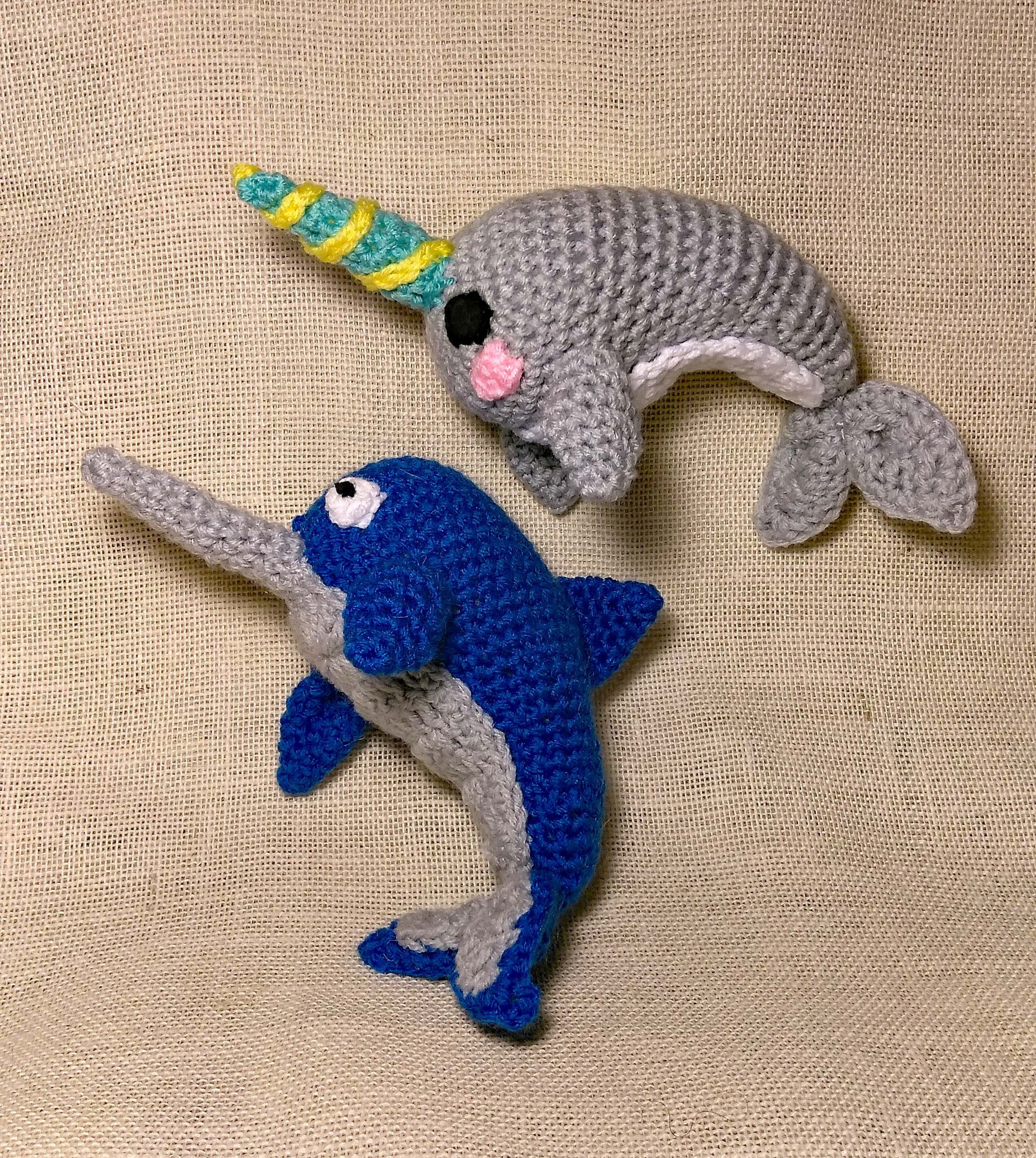 Swordfish and Narwhal Unicorn Amigurumi Stuffed Toy Plushee | Etsy