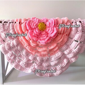 Lotus 7 Petals Baby Blanket Pattern, Crochet Flower Blanket, Pdf ...