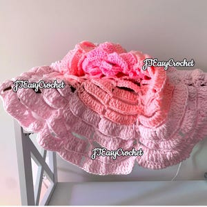 Lotus 7 Petals Baby Blanket Pattern, Crochet Flower Blanket, Pdf ...