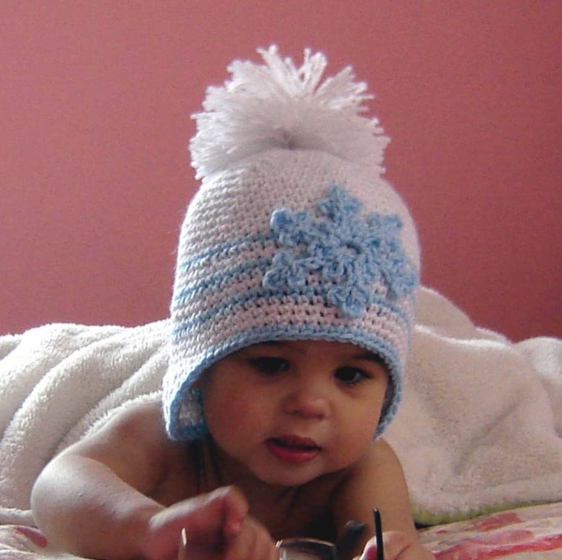 PDF Instant Download Crochet Pattern No 075 Snowflake Applique - Etsy