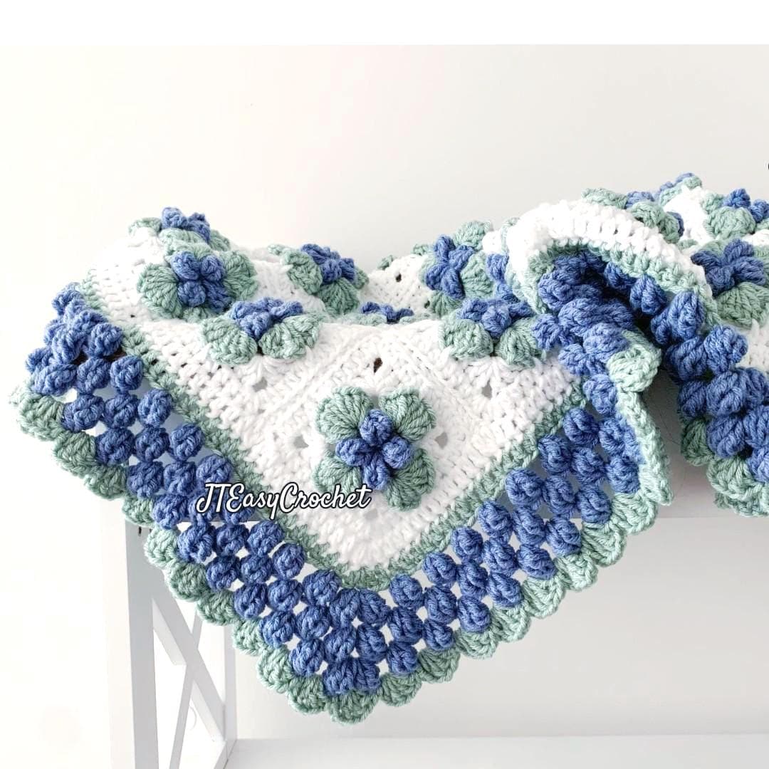 Blueberry Baby Blanket Pattern, Crochet Fruit Afghan, PDF Pattern ...