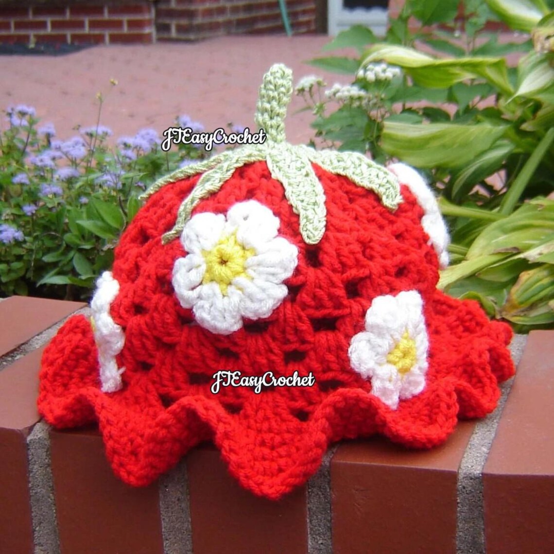 Hat Pattern Crochet Strawberry, Baby Crochet Bucket Hat Pattern ...