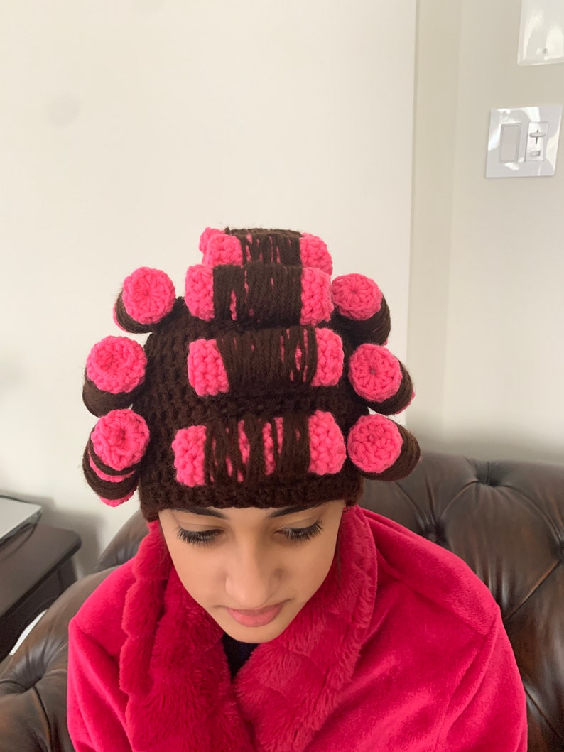 Crochet Curler Wig Hat Pattern Baby Hair Roller Pattern Foam - Etsy