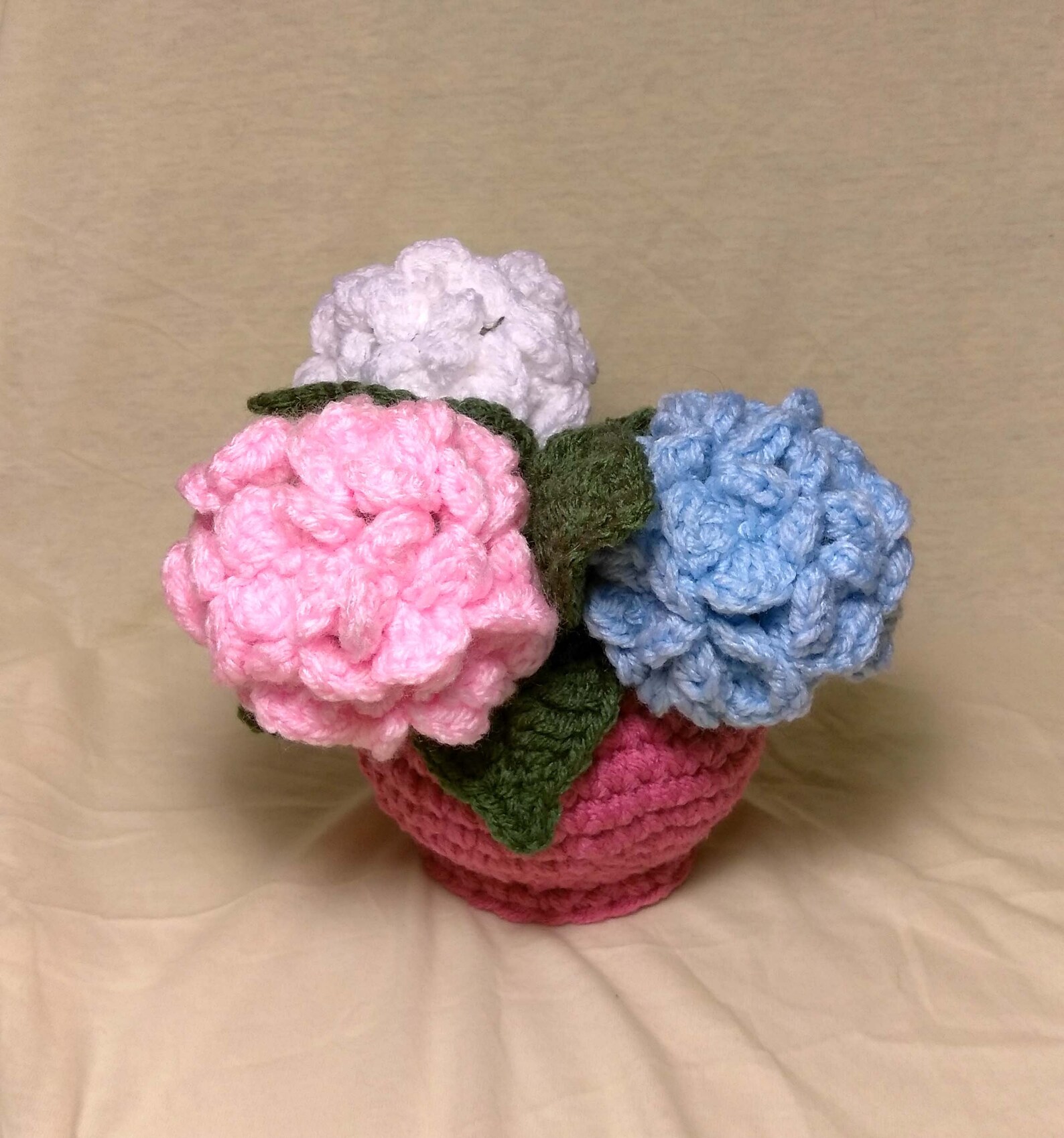 Hydrangea Crochet Pattern Flower in A Vase Pattern Amigurumi - Etsy
