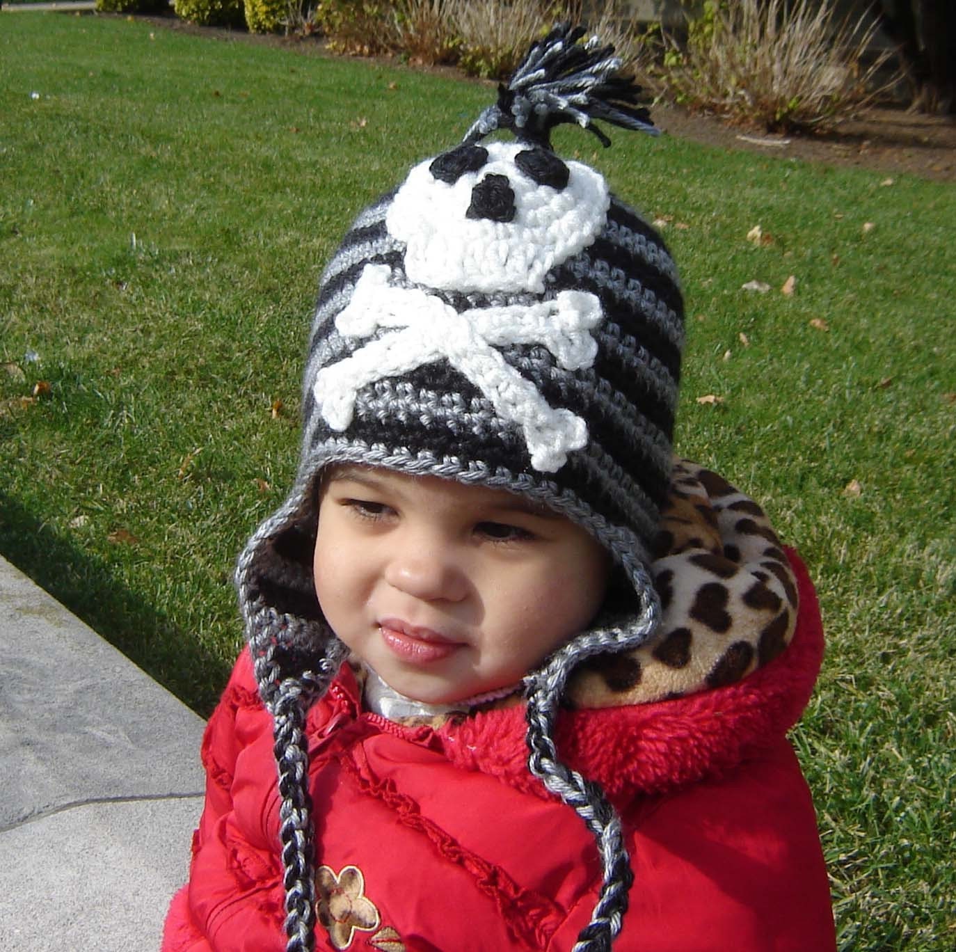 PDF Pirate Earflap Hat DOWNLOADABLE Crochet Pattern No 067 ALL | Etsy