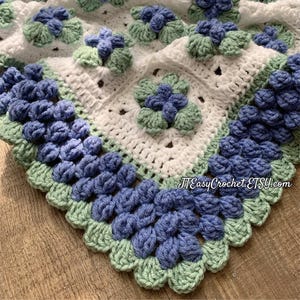 Blueberry Baby Blanket Pattern, Crochet Fruit Afghan, PDF Pattern ...