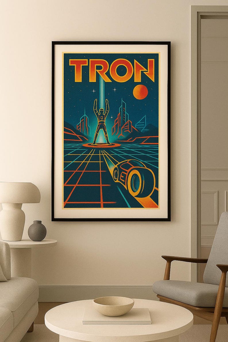 Tron Movie Art Digital Print - Etsy