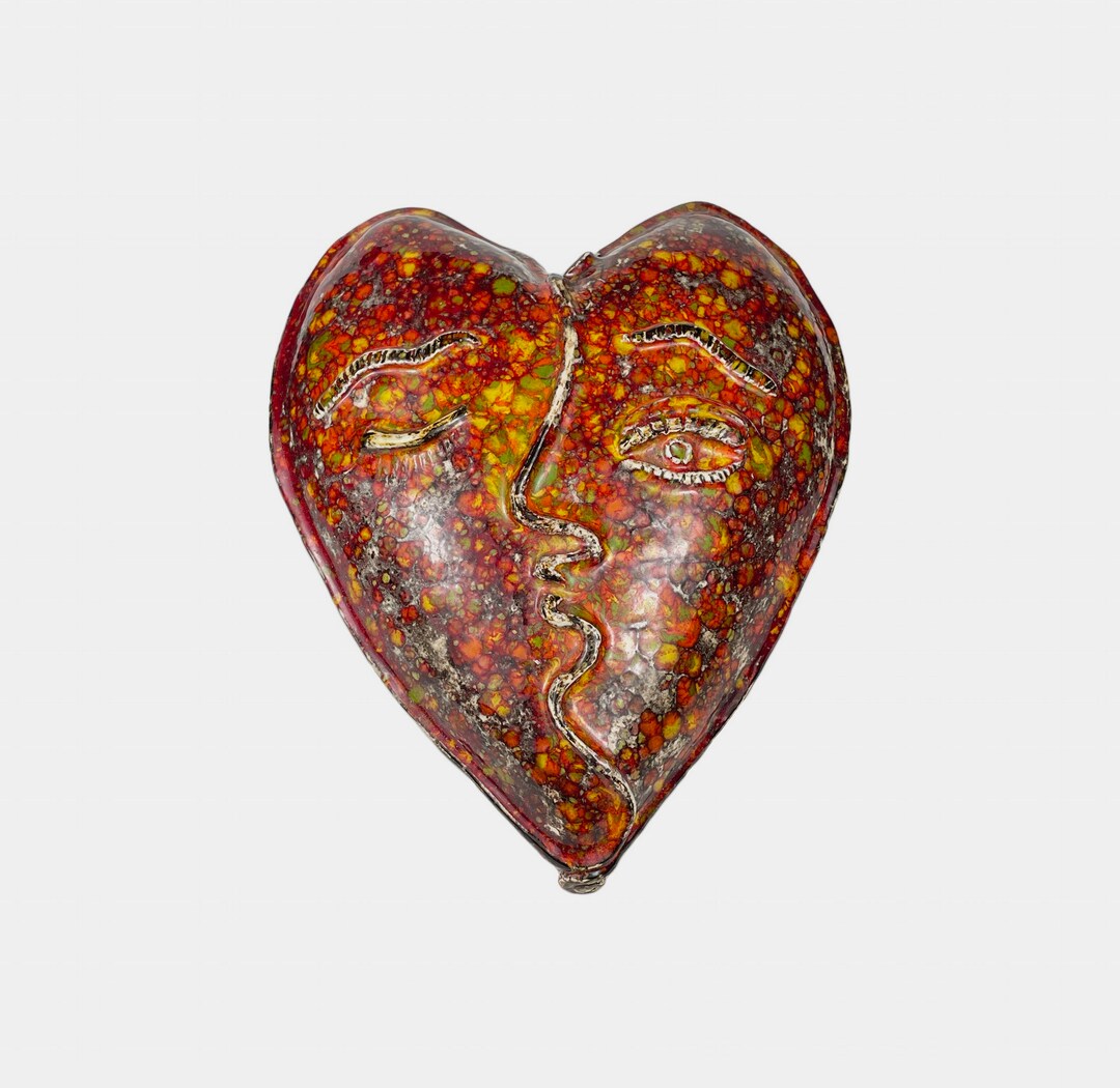 SURREALIST ART POTTERY Abstract Art Lovers Heart Pottery Lovers Artist ...