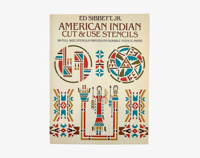American Indian - Native American - Stencil Book - Indian Designs ...