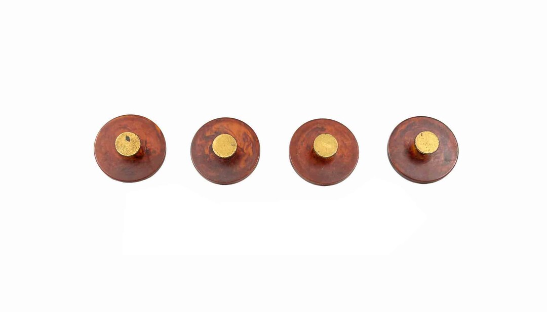 CATALIN DRAWER KNOBS - Faux Tortoise Shell - Bakelite - Drawer Pulls ...