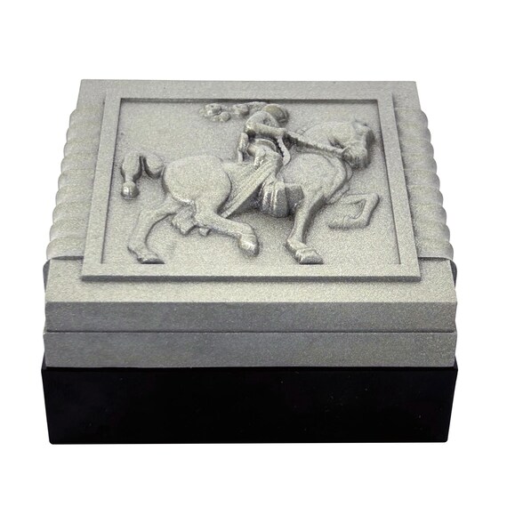 Bakelite Box - Hickok Box - Trinket Box - Armored Kni… - Gem