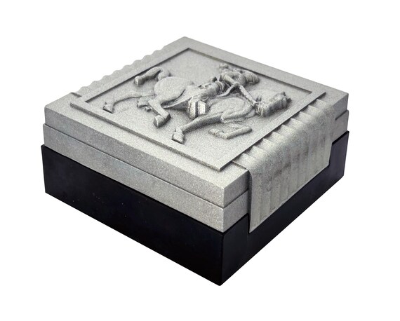 Bakelite Box - Hickok Box - Trinket Box - Armored Kni… - Gem