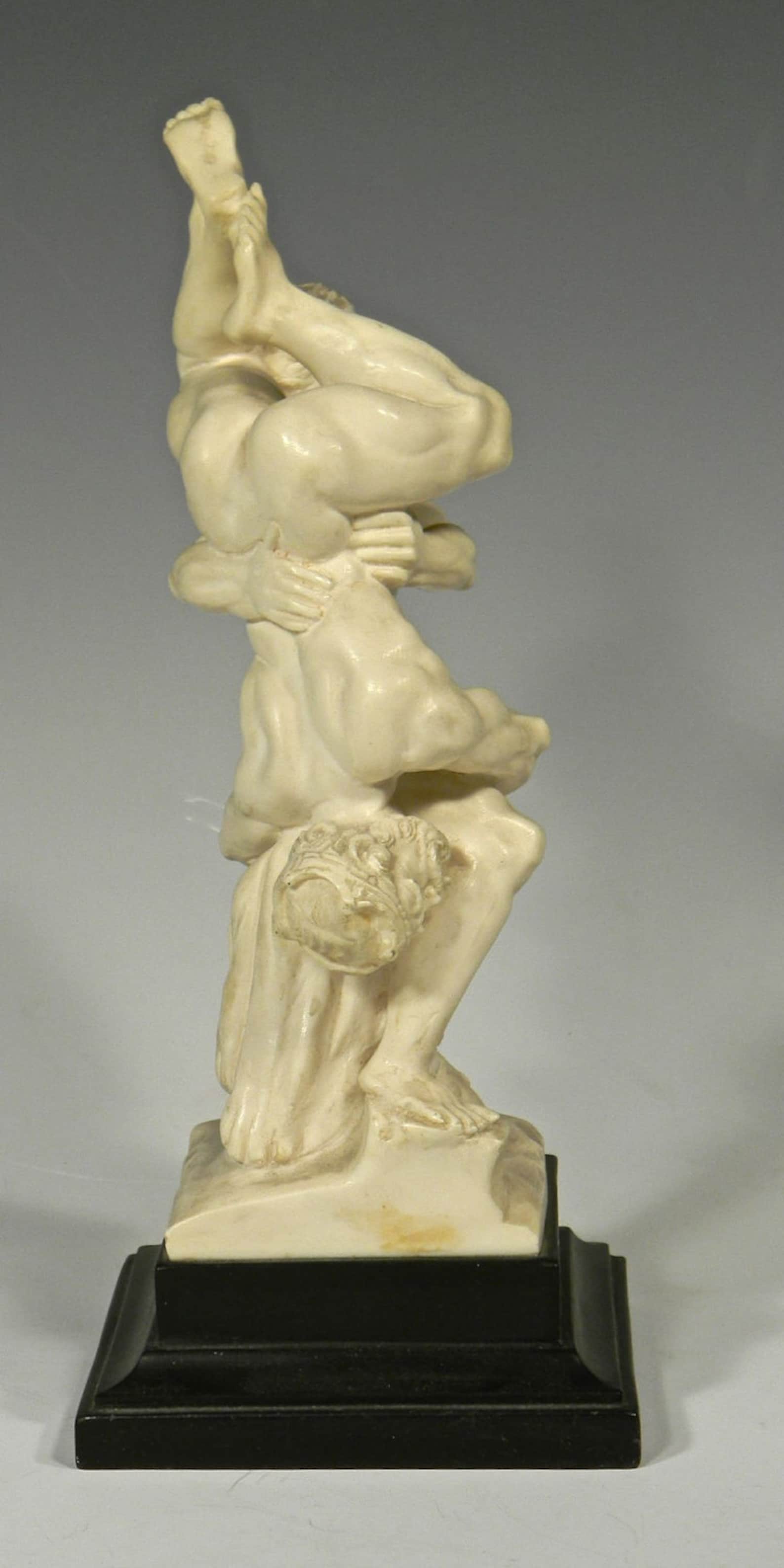Vintage Sculpture of HERCULES & DIOMEDES by Gino Ruggeri | Etsy